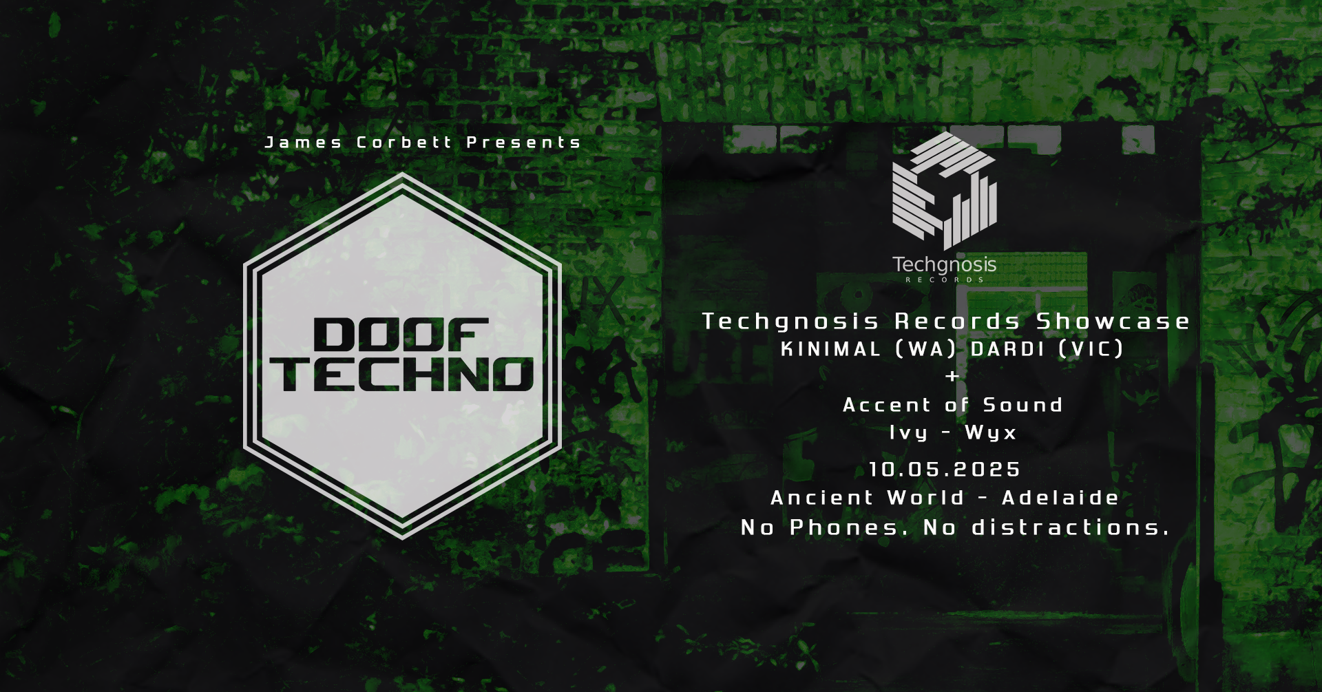 Doof Techno Launch Party feat: Techgnosis Records Takeover
